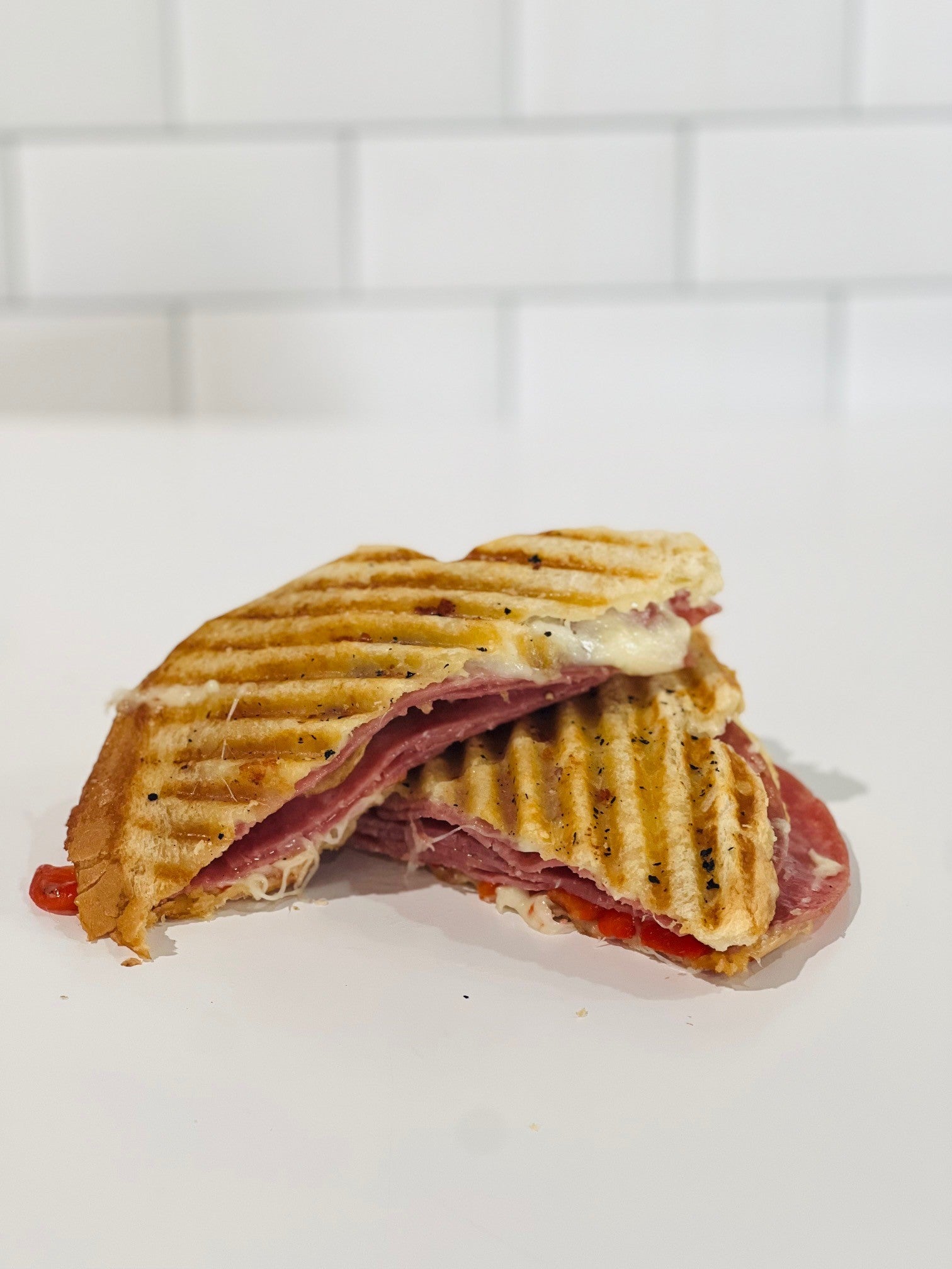 Salami Roasted Red Pepper Panini | Don Waltman's Market House Meats & Deli