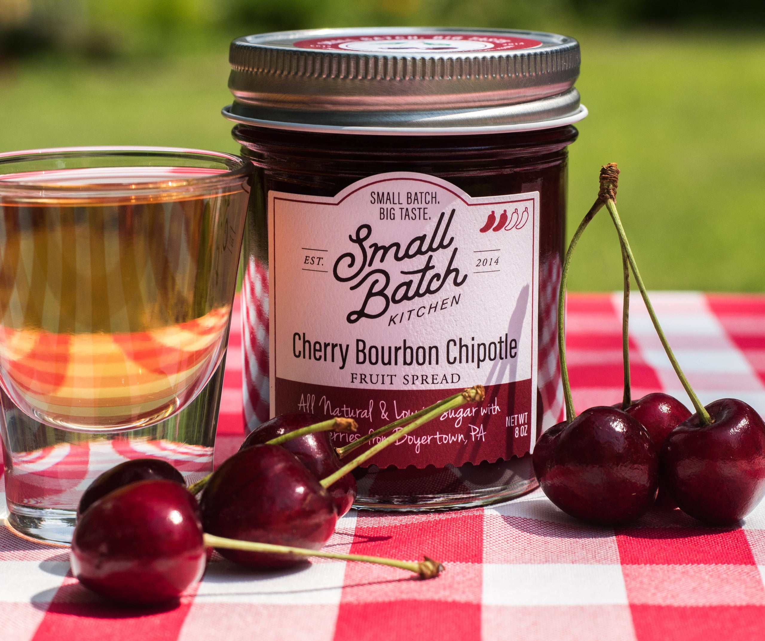 Small Batch Kitchen - Cherry Bourbon Chipotle Fruit Spread | Don ...