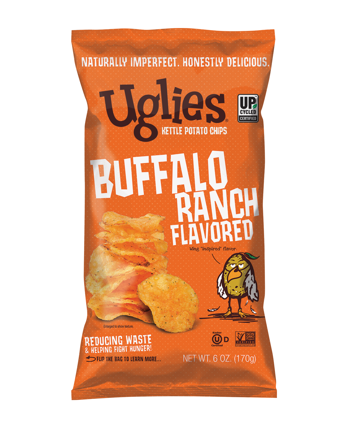 Uglies Kettle Chips - Uglies 6oz Buffalo Ranch Kettle Cooked Potato ...