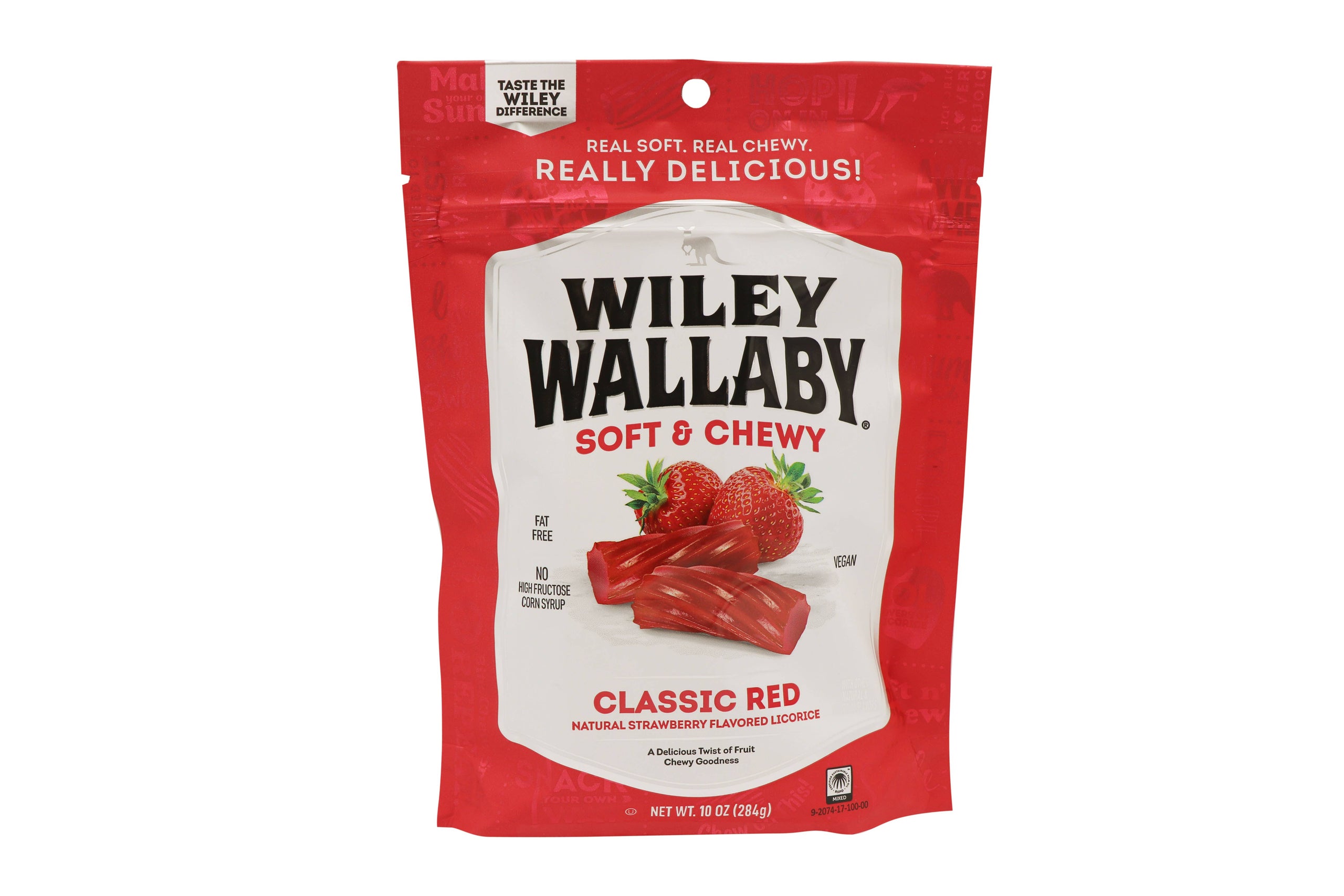 Grandpa Joe's Candy Shop - Wiley Wallaby Classic Red Licorice, 10oz Bag ...